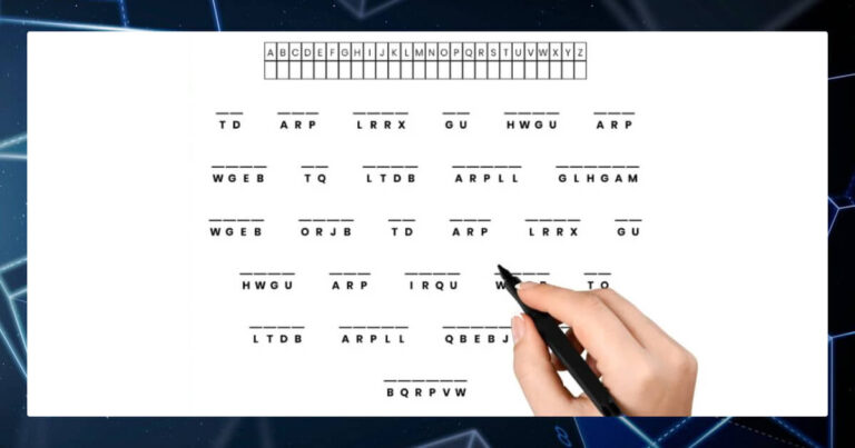 Solve Free Online Cryptogram Puzzles to Sharpen Your Mind